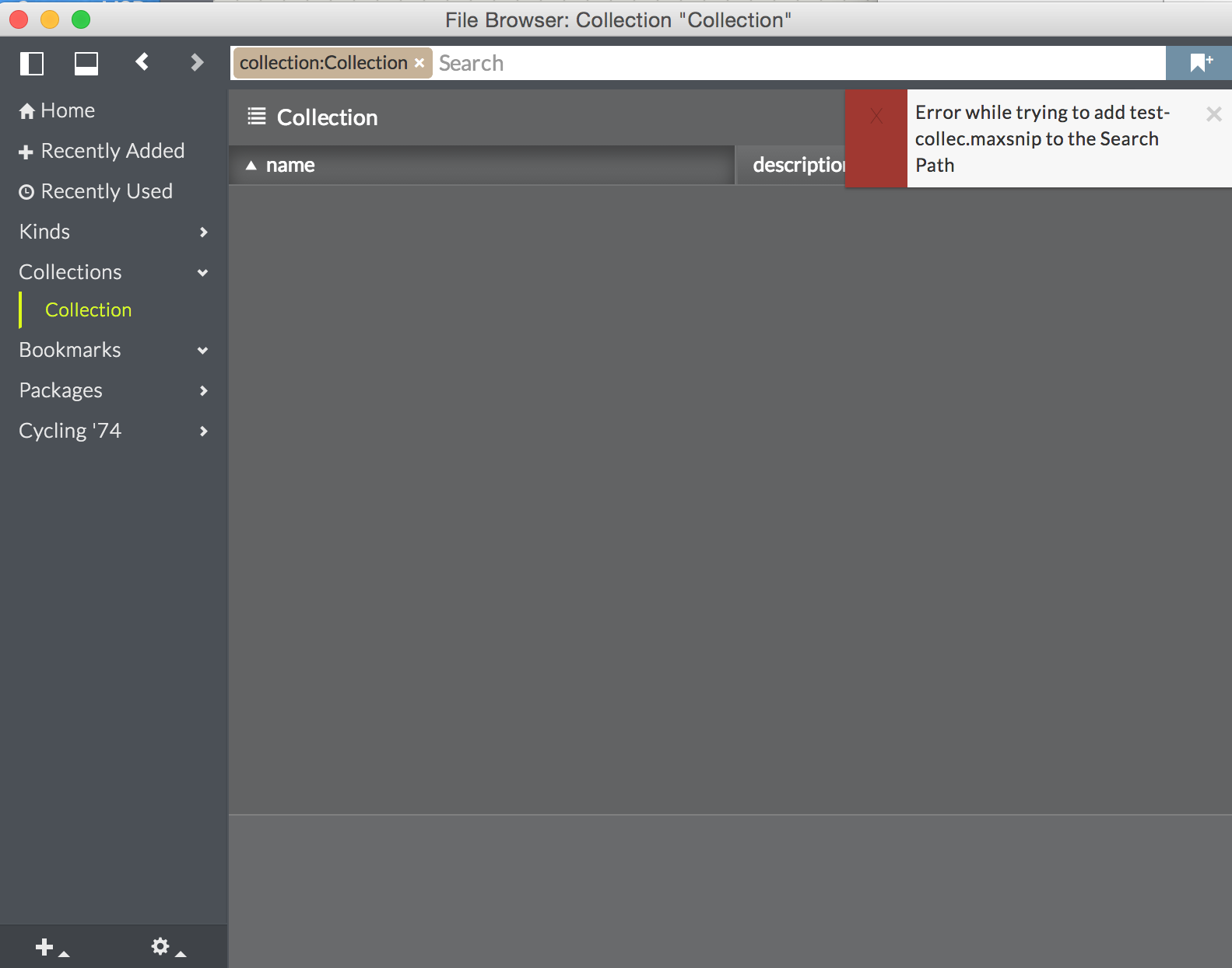 Article: Introduction to the Collections Browser | Cycling '74