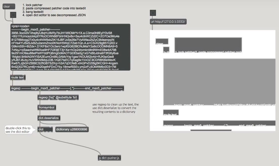 Tutorial: Interfacing Dictionaries with the Outside World | Cycling '74