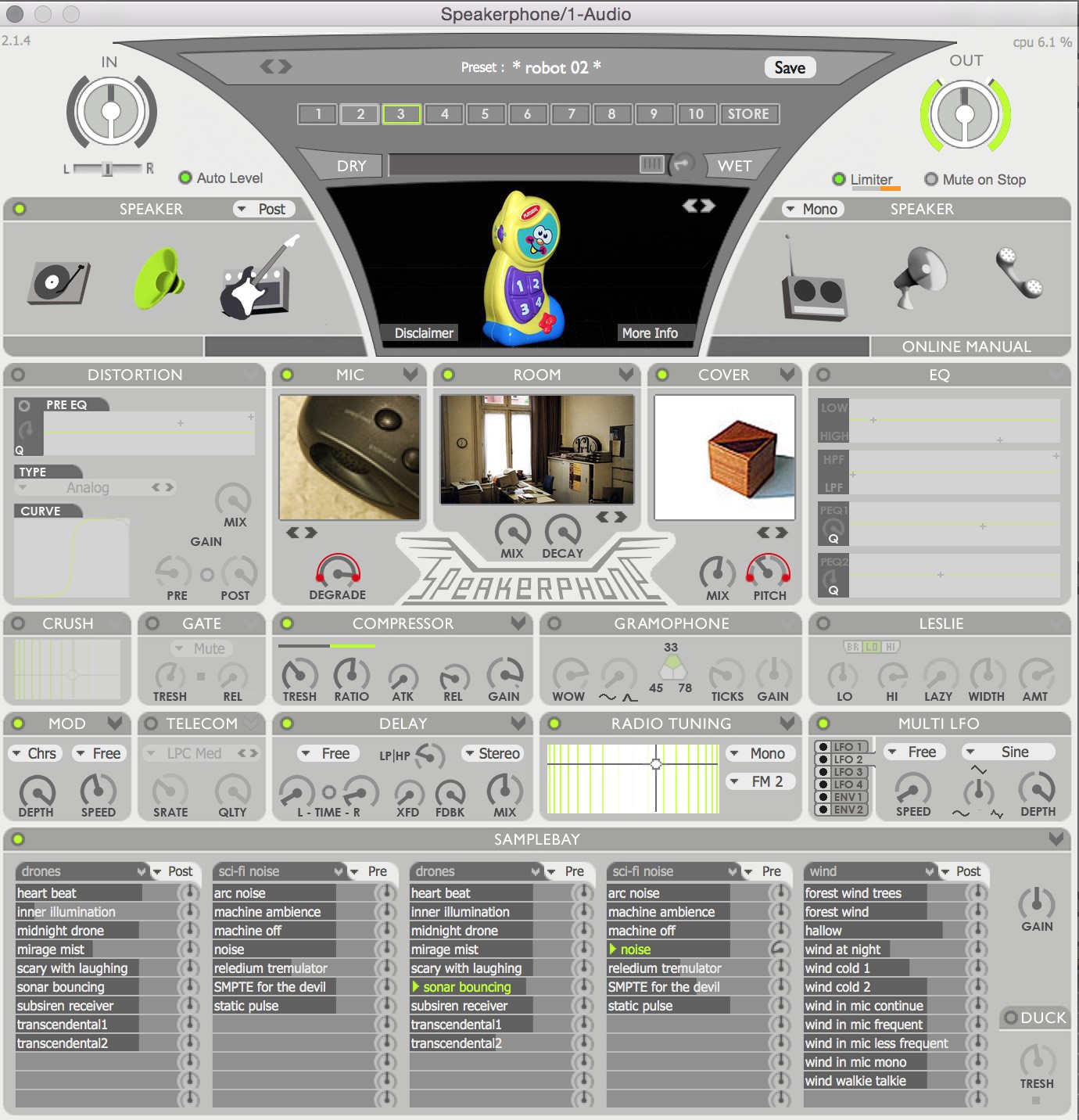 Article: Hardware/Software Overview: The Speakerphone | Cycling '74
